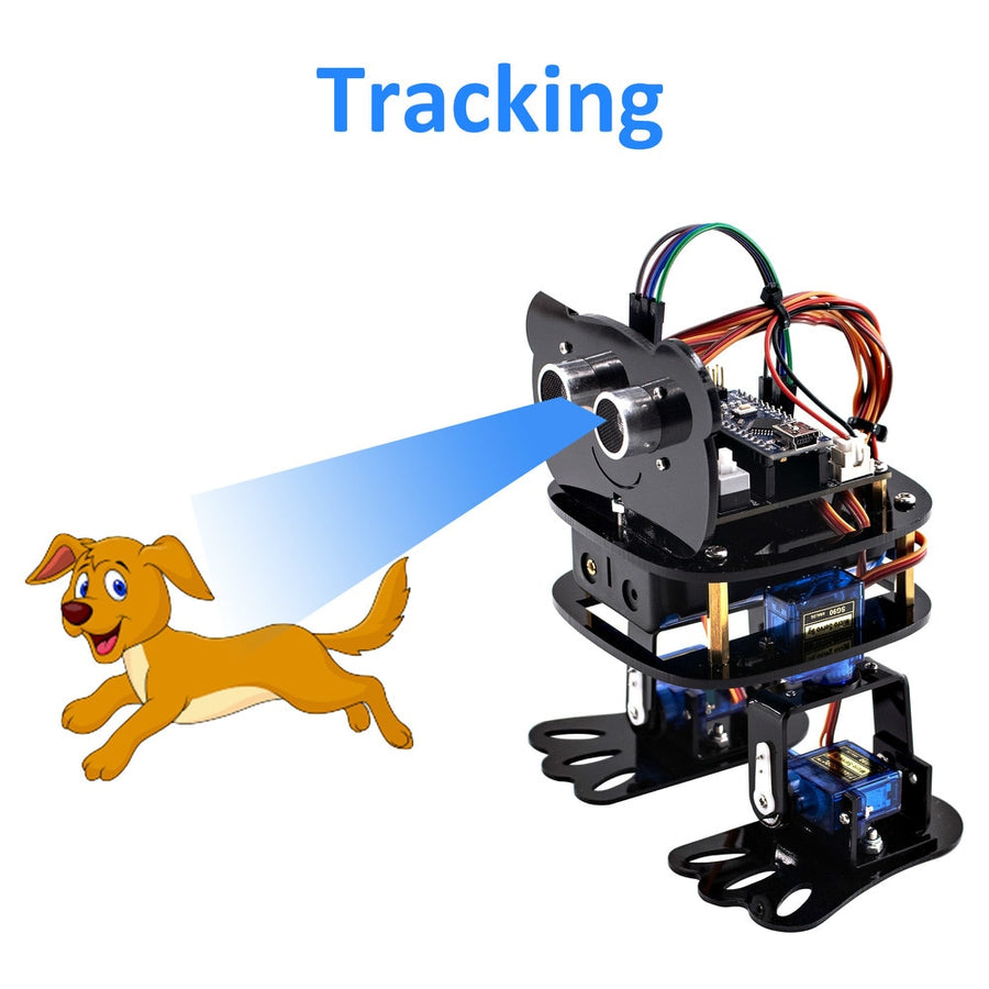 LAFVIN DIY 4-DOF Panda Robot Kit Programmable Dancing Robot Kit For Ar