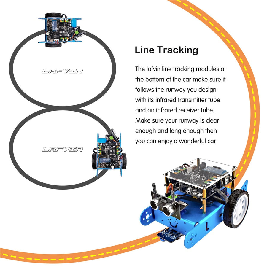 LAFVIN IBOT Programmable Education Robot Car Kit for Arduino Graphical