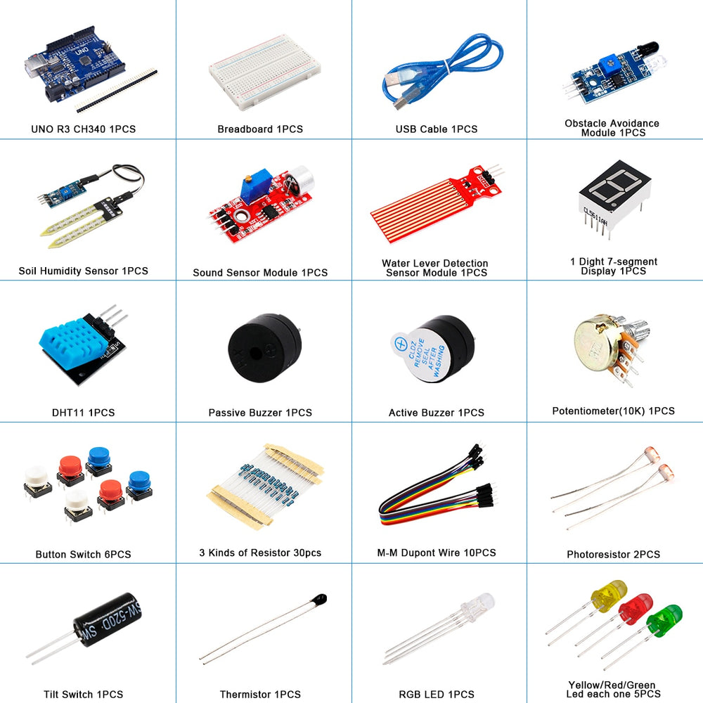 LAFVIN Basic Starter Kit for Arduino UNO(CH340) DIY Kit + Retail Box LAFVIN Basic Starter Kit for Arduino UNO(CH340) DIY Kit + Retail Box