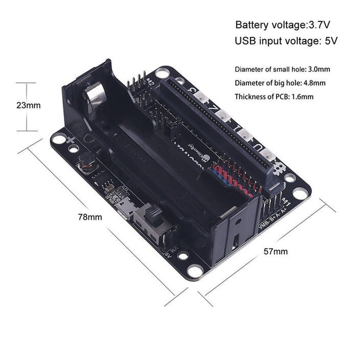 for MICROBIT Expansion Board for Microbit Adapter Board Smart Car Prog